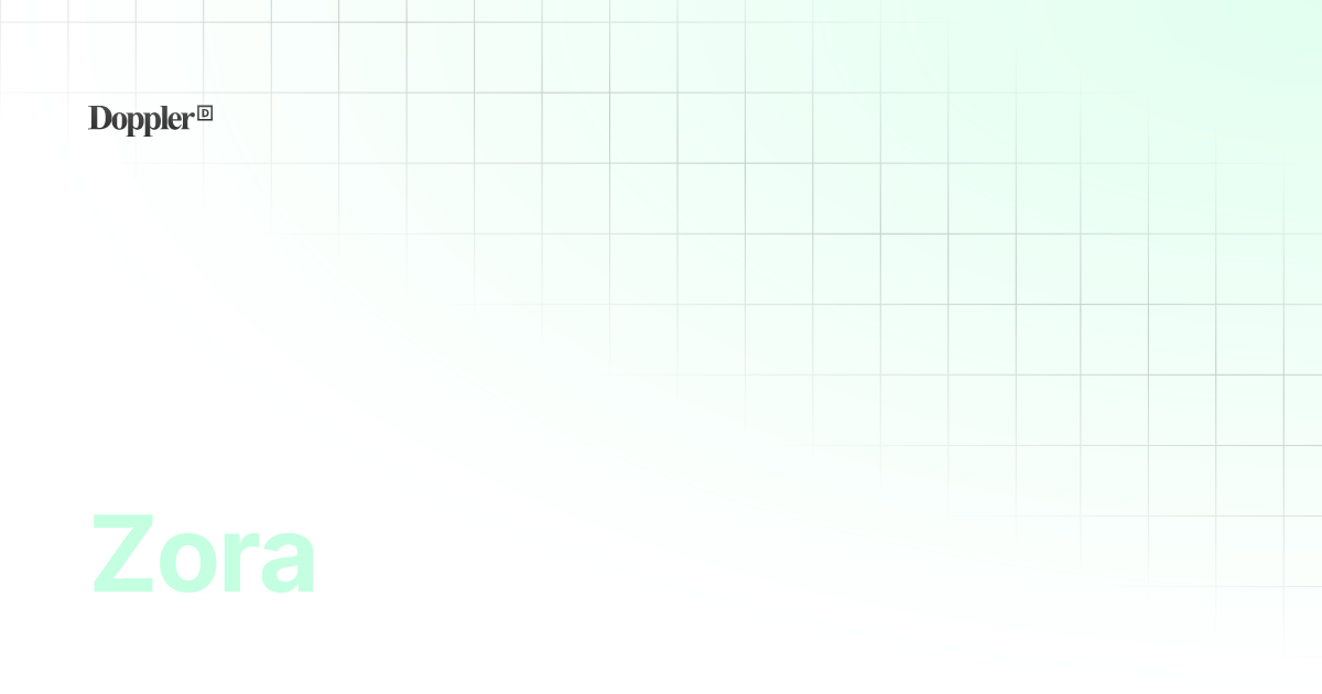 Zora | Doppler Docs